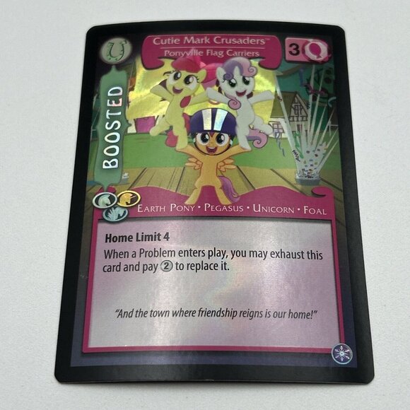 Toys | My Little Pony Cutie Mark Crusaders F1 Foil Mlp Tcg Trading Card ...